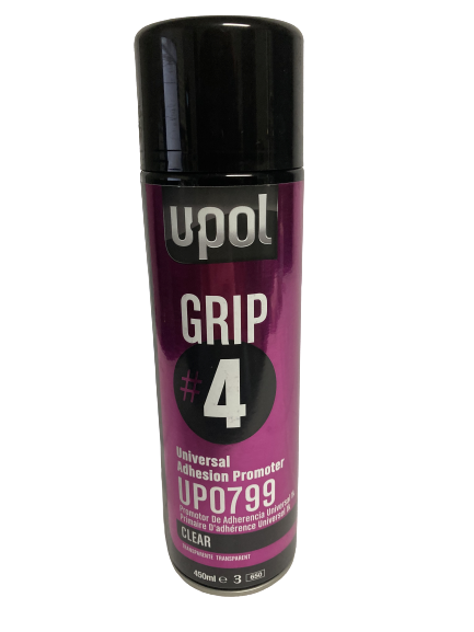 Ben-Ami Auto Care | U-POL: GRIP - 1K UNIVERSAL ADHESION PROMOTER (450ML AEROSOL #4)